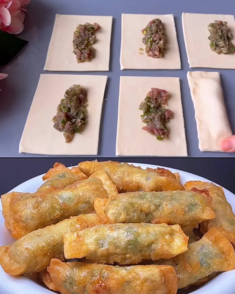 Crispy Meat-Stuffed Dough Pockets