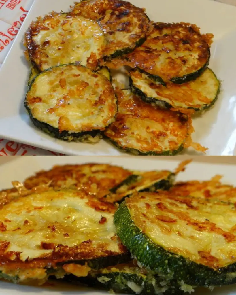 Crispy Parmesan Zucchini Rounds