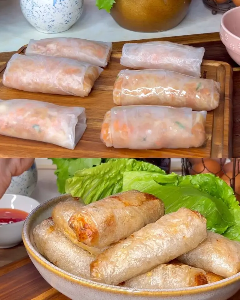 Fresh Chicken and Vegetable Spring Rolls: A Light and Flavorful Delight