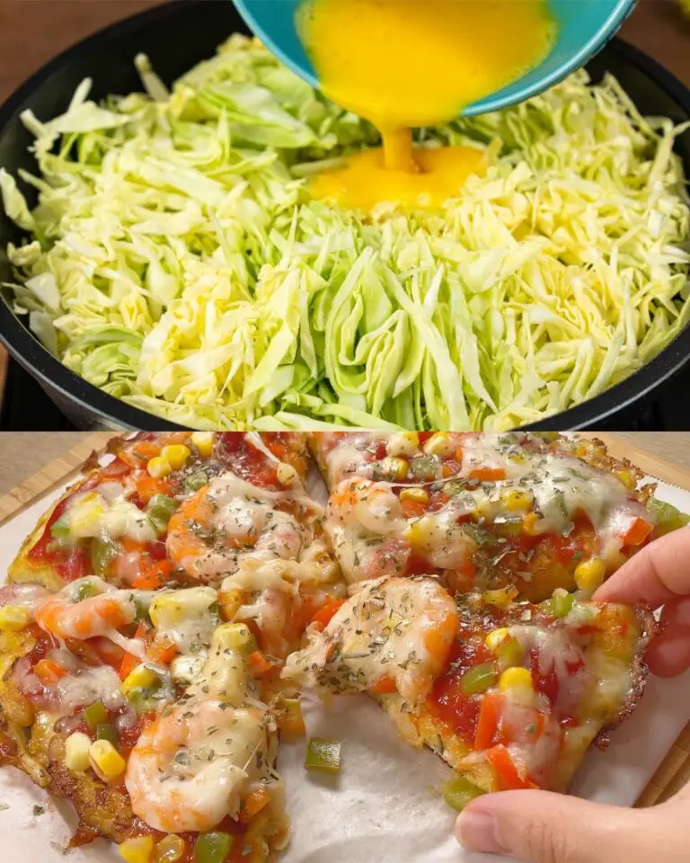 Low-Carb Cabbage Crust Pizza: A Healthy and Delicious Alternative