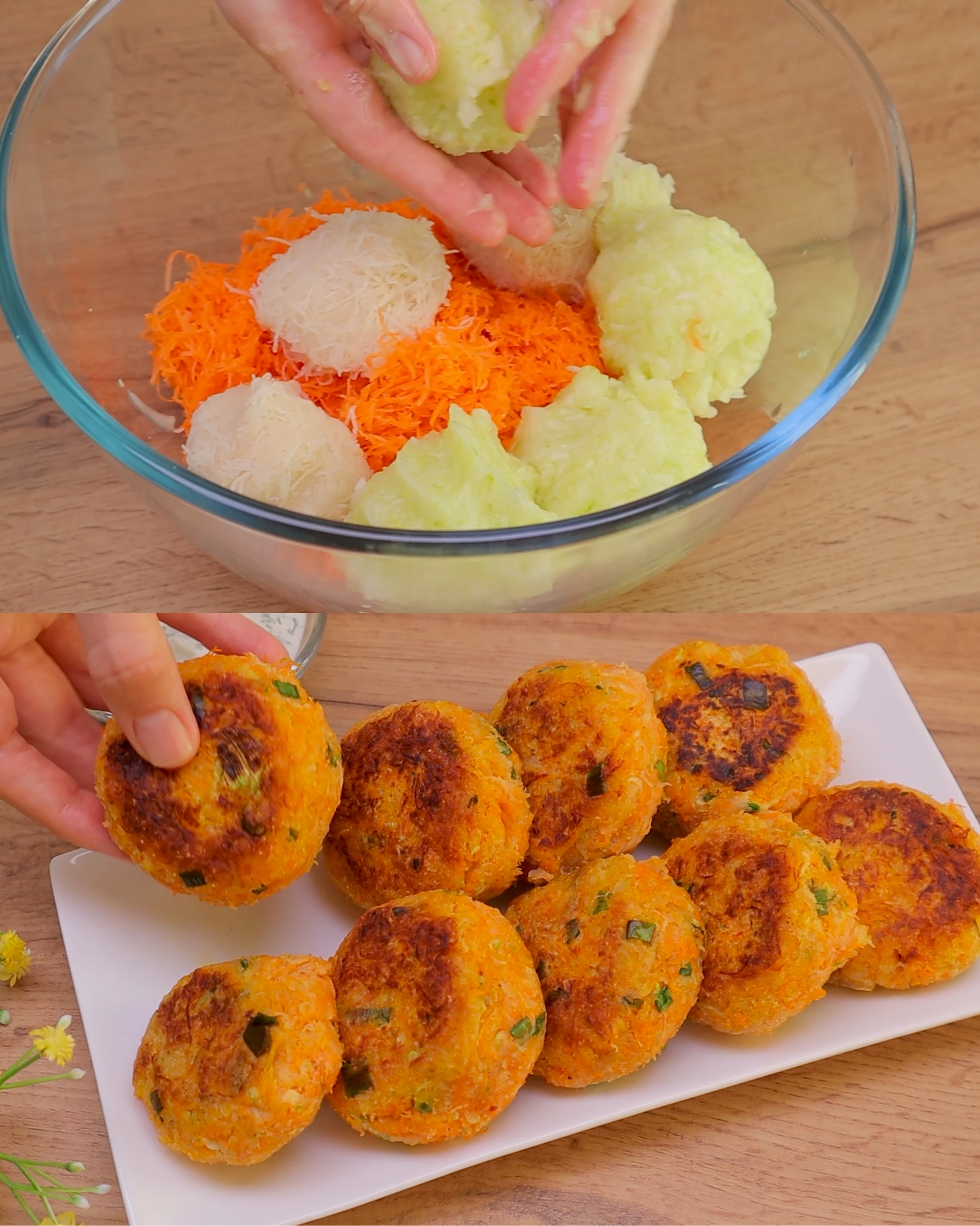 Zucchini Cutlets with Garlic-Dill Sauce