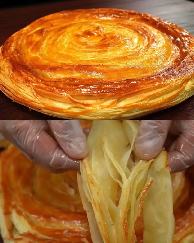 No-Yeast Flaky Puff Pastry Bread
