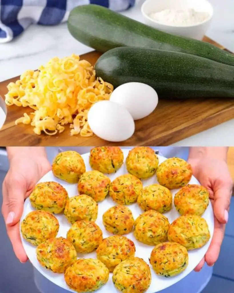 Zucchini Balls with Garlic Sauce