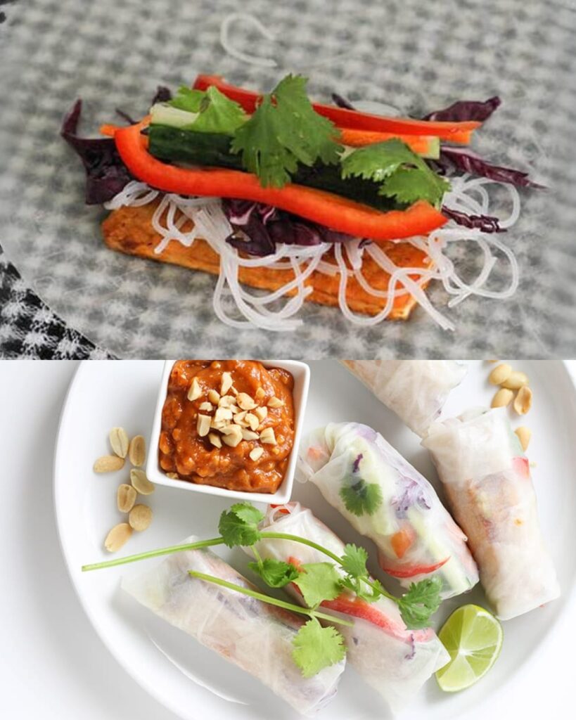 Vegetarian Rice Paper Rolls Recipe