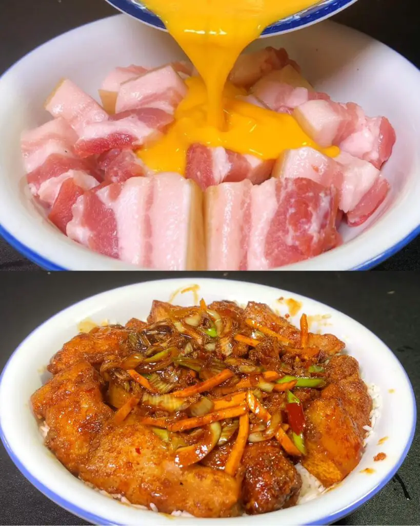 Sticky Pork Belly with Glutinous Rice Recipe