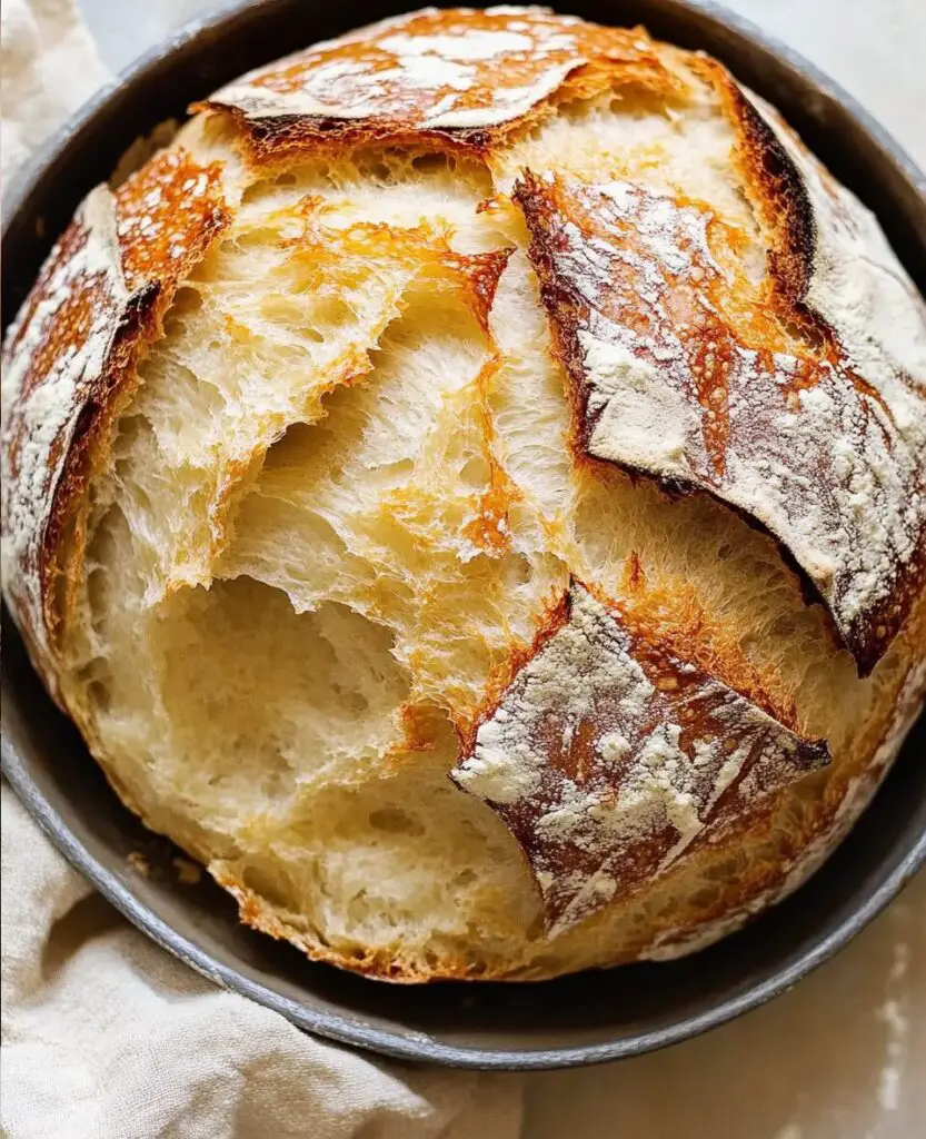 World’s Easiest Yeast Bread Recipe – Artisan, NO KNEAD Crusty Bread