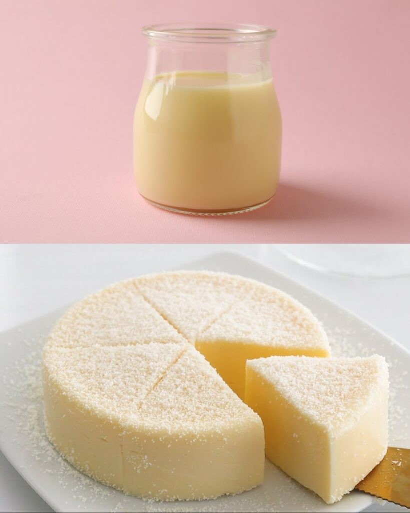 Creamy Starch Cake with Cheese