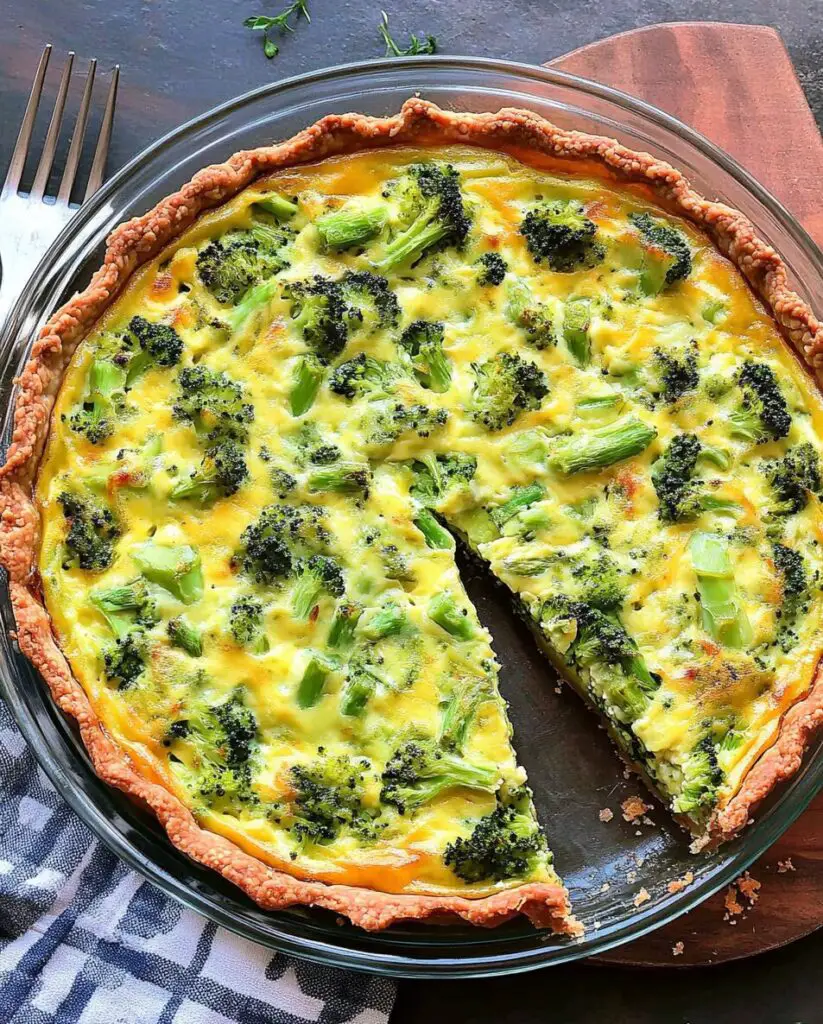 Crustless Broccoli Quiche