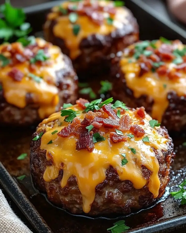 The Ultimate Loaded Cheddar and Bacon Patties Recipe