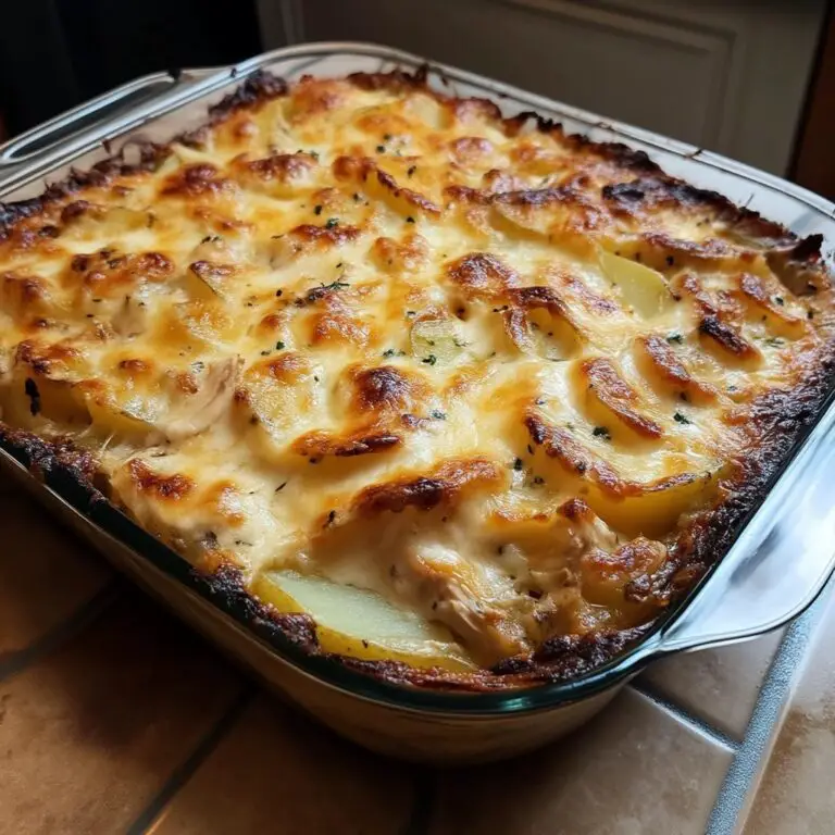 Cheesy Chicken and Potato Casserole: A Creamy, Comforting Classic