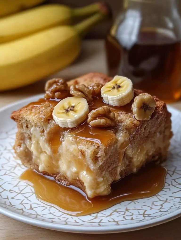Decadent Banana Bread Pudding Recipe: A Comforting and Irresistible Dessert