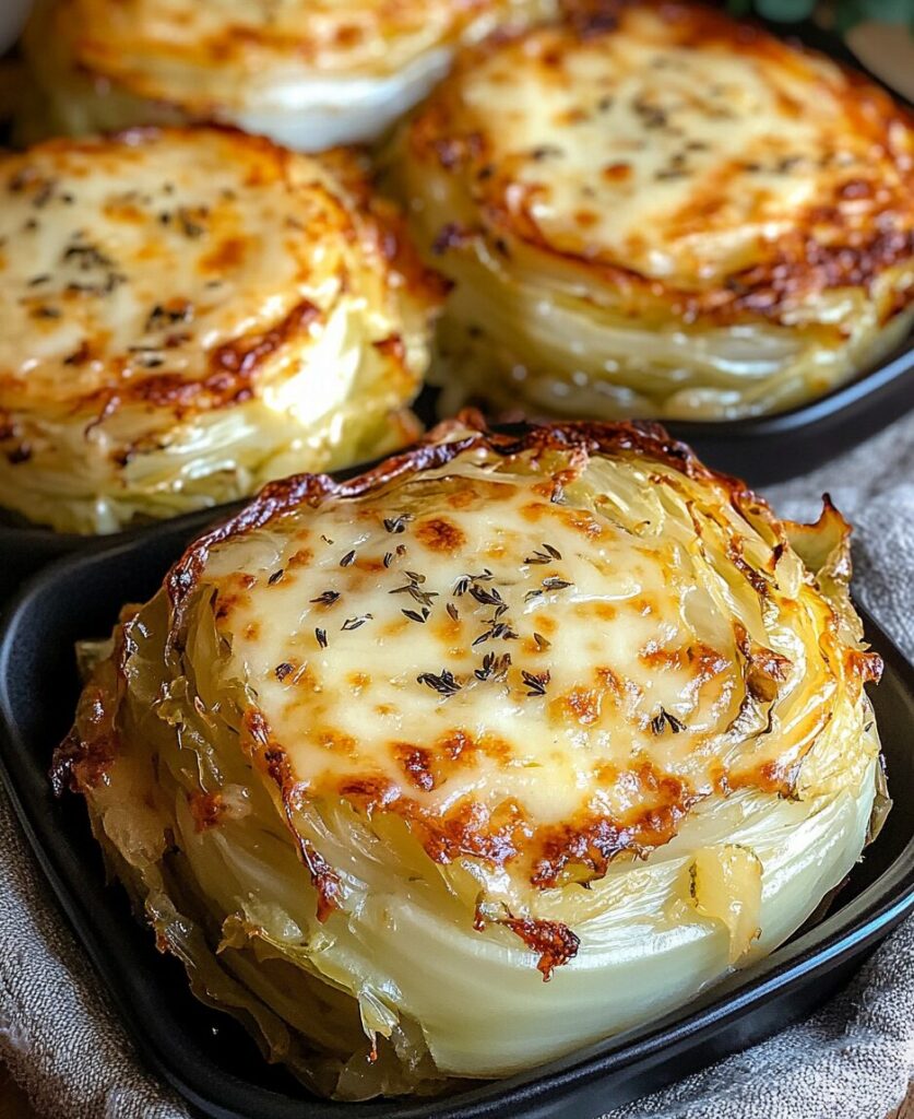 Cheesy Baked Cabbage Steaks: A Simple, Satisfying Side Dish