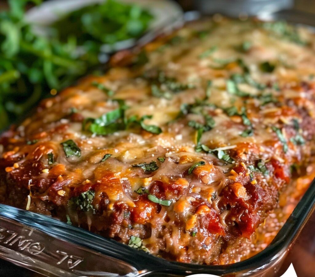 Classic Italian-Style Meatloaf with Parmesan and Herbs