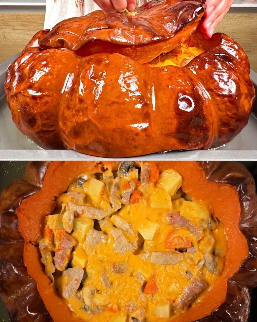Hearty Pumpkin, Pork, and Sausage Bake: A Comforting, Flavorful Meal