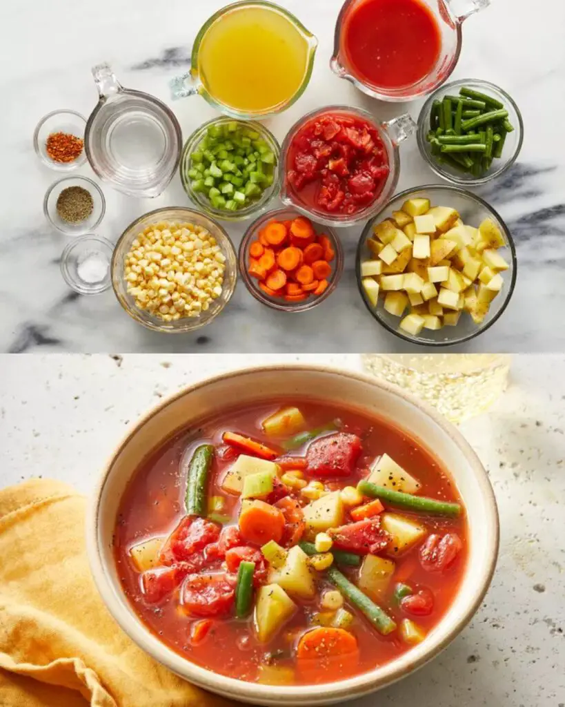 Classic Homemade Vegetable Soup