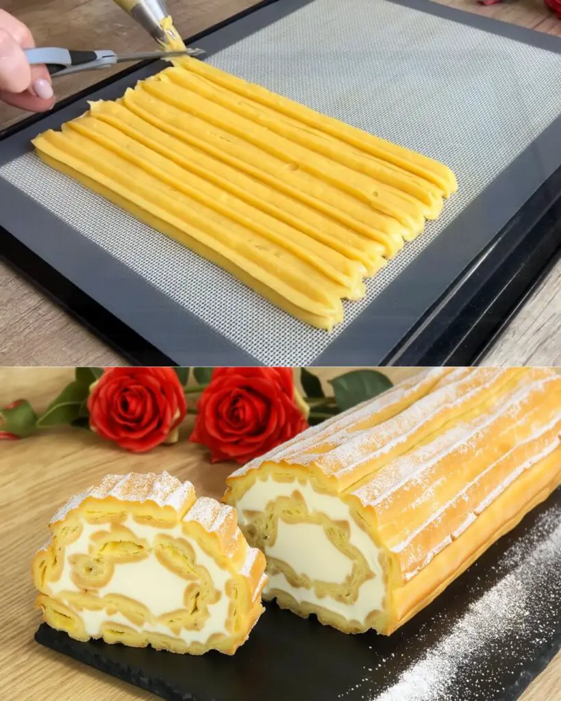 Classic Cream-Filled Choux Pastry: A Timeless Dessert Masterpiece