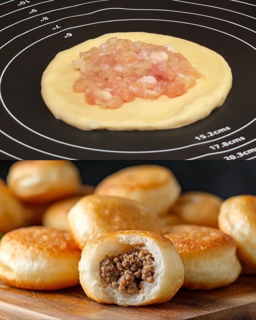 Homemade Meat-Filled Bread Rolls Recipe
