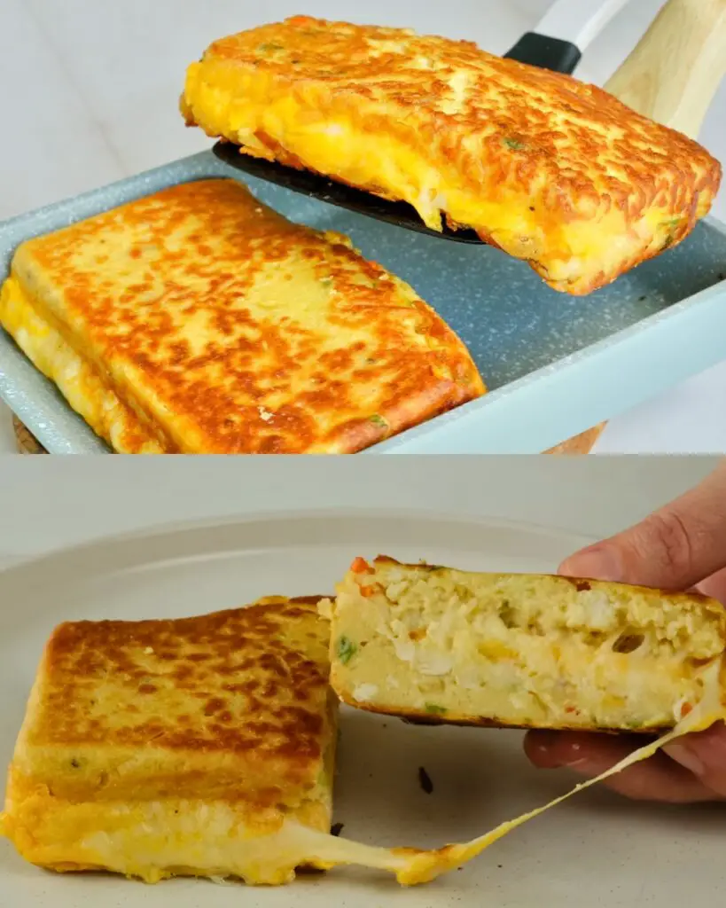 Crispy Vegan Tofu Cheese Toast