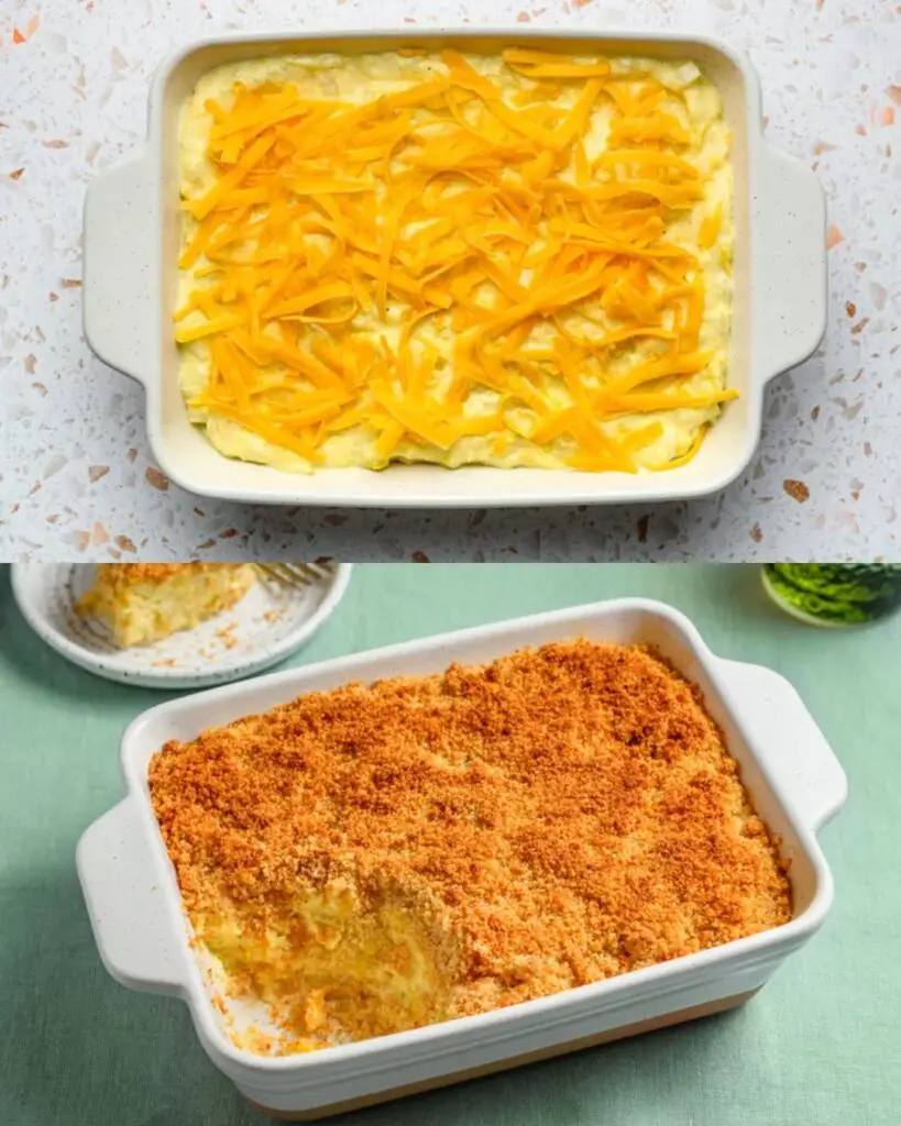Cheesy Yellow Squash Casserole