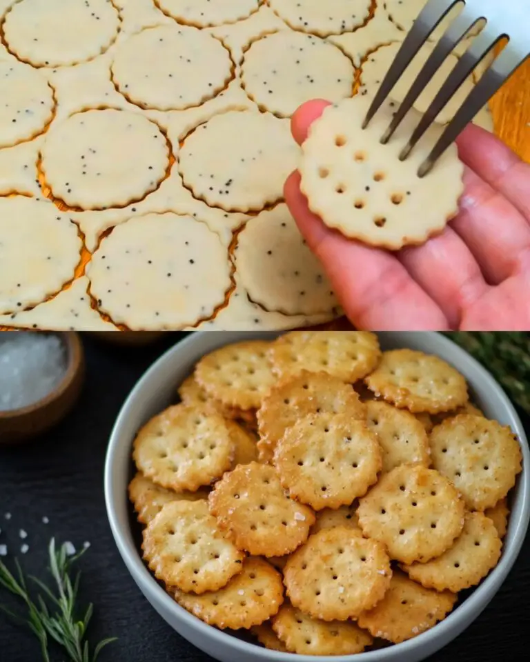 Cheesy Poppy Seed Crackers Recipe