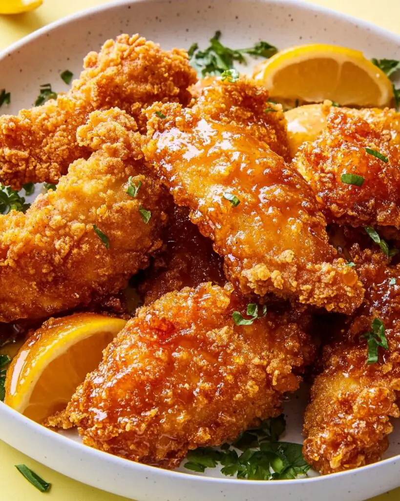 Baked Crunchy Hot Honey Chicken