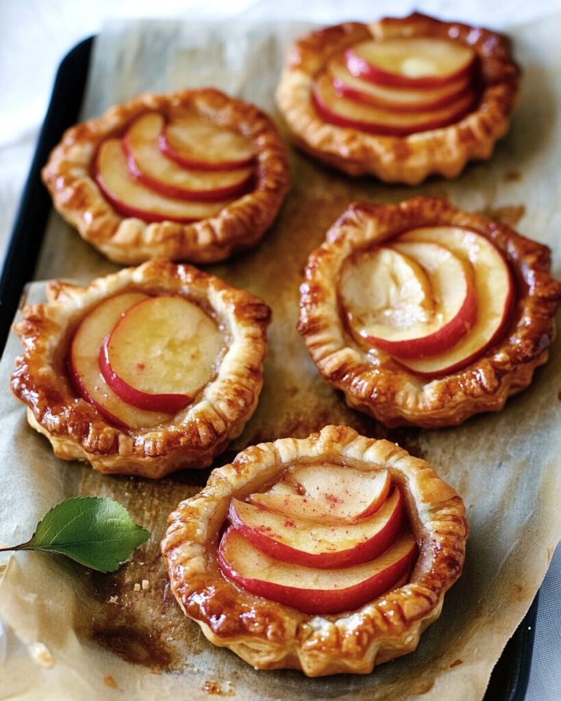 Easy Puff Pastry Apple Tarts