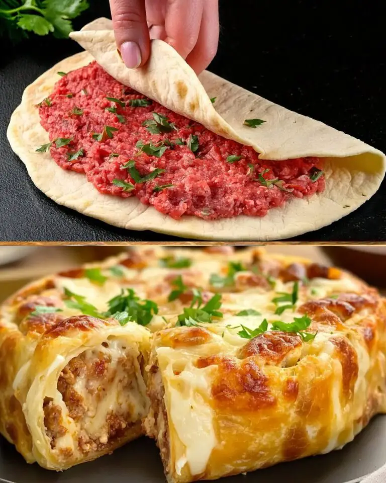 Ground Meat Circle Puff Pastry Recipe