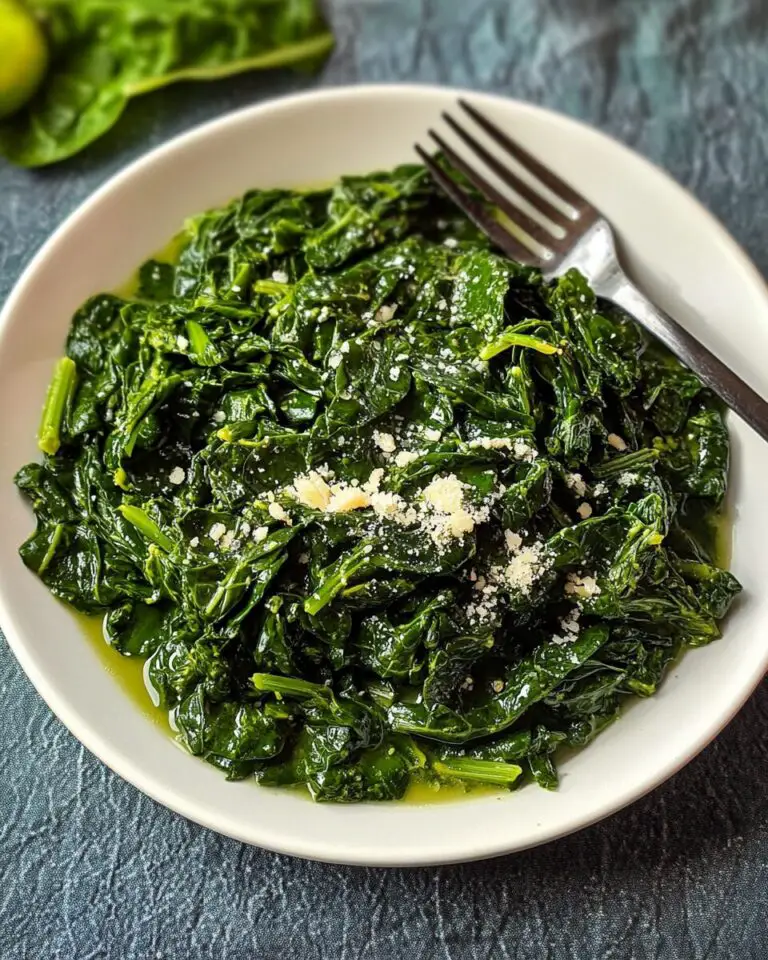 Savory Buttered Spinach