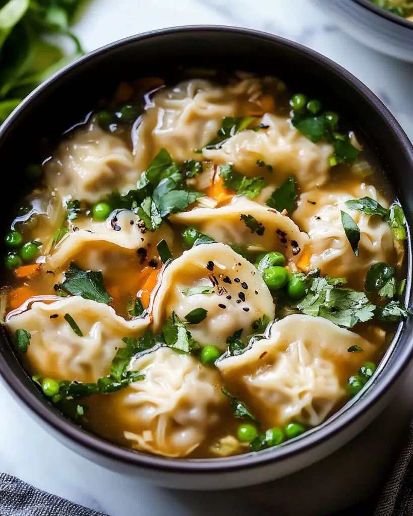 20 Minutes Easy Dumpling Soup