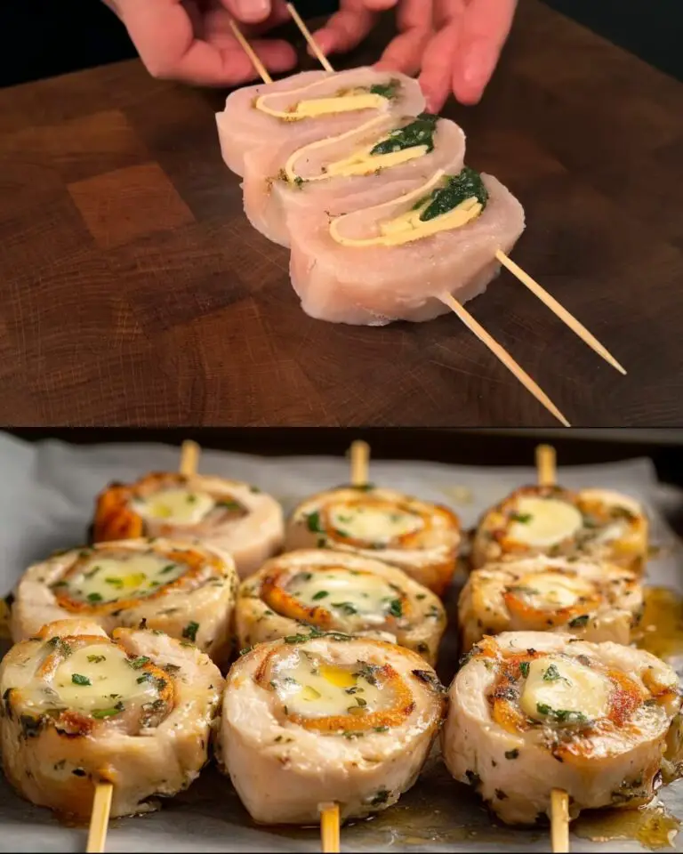 Crispy Baked Chicken Fillets with Cheesy Spinach Filling and Creamy ...