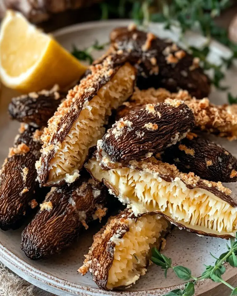 Stuffed Morel Mushrooms