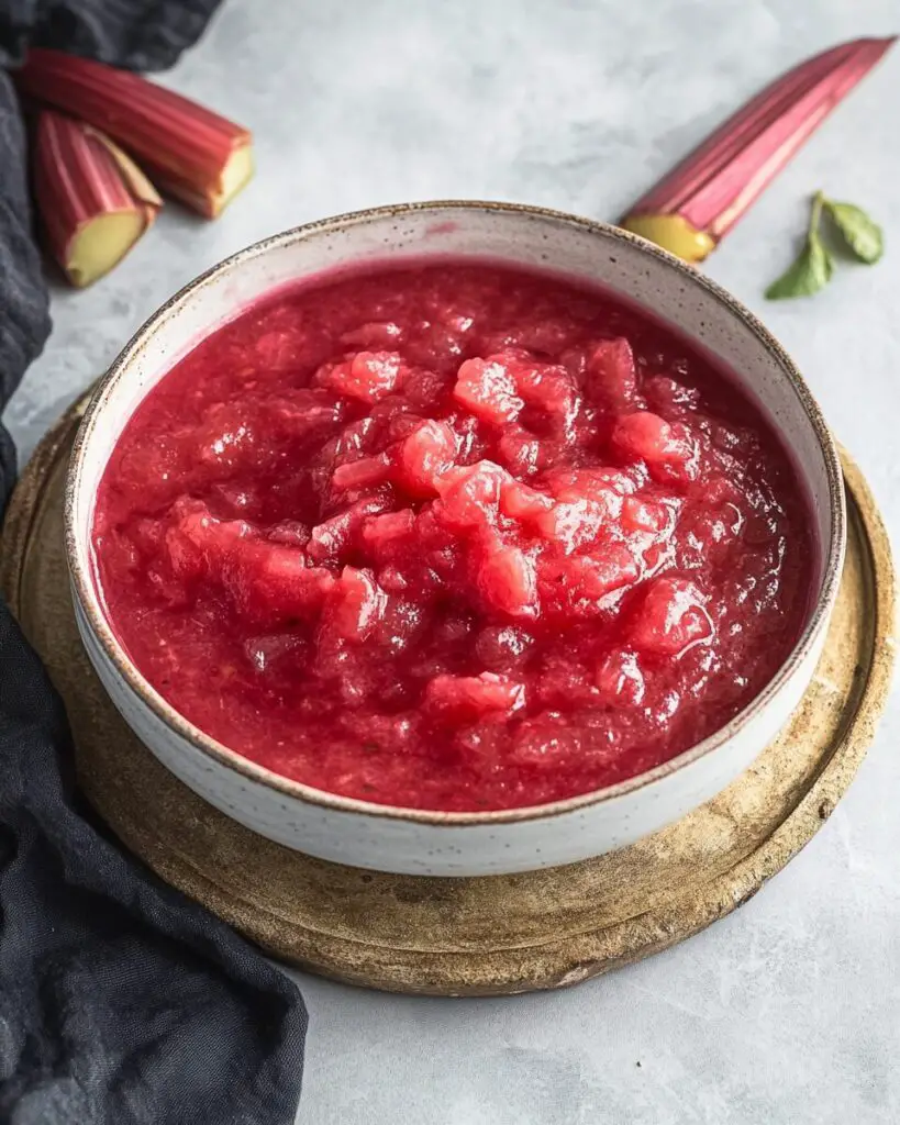 Comforting Stewed Rhubarb Recipe