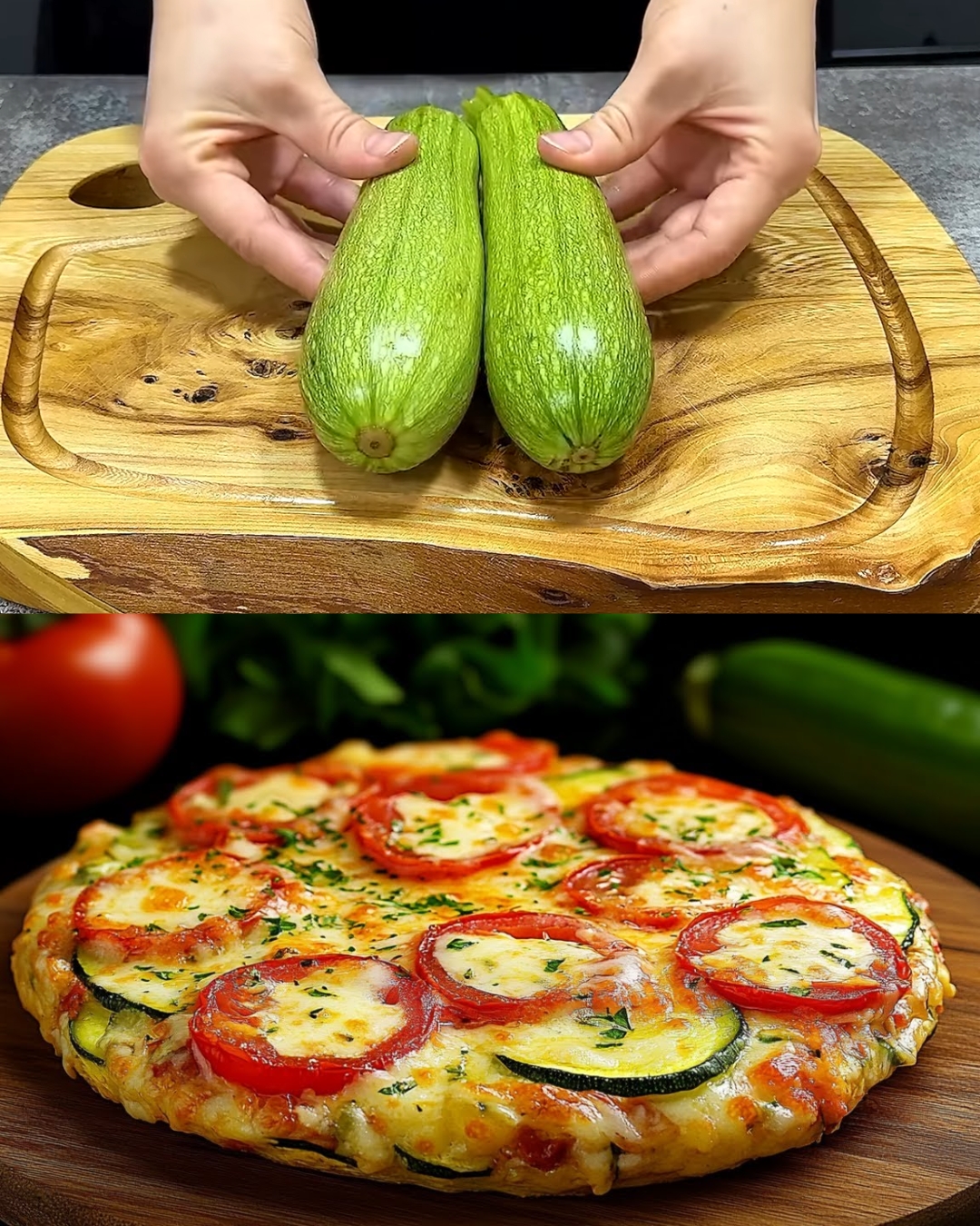 Zucchini and Potato Layered Bake with Mozzarella and Tomato