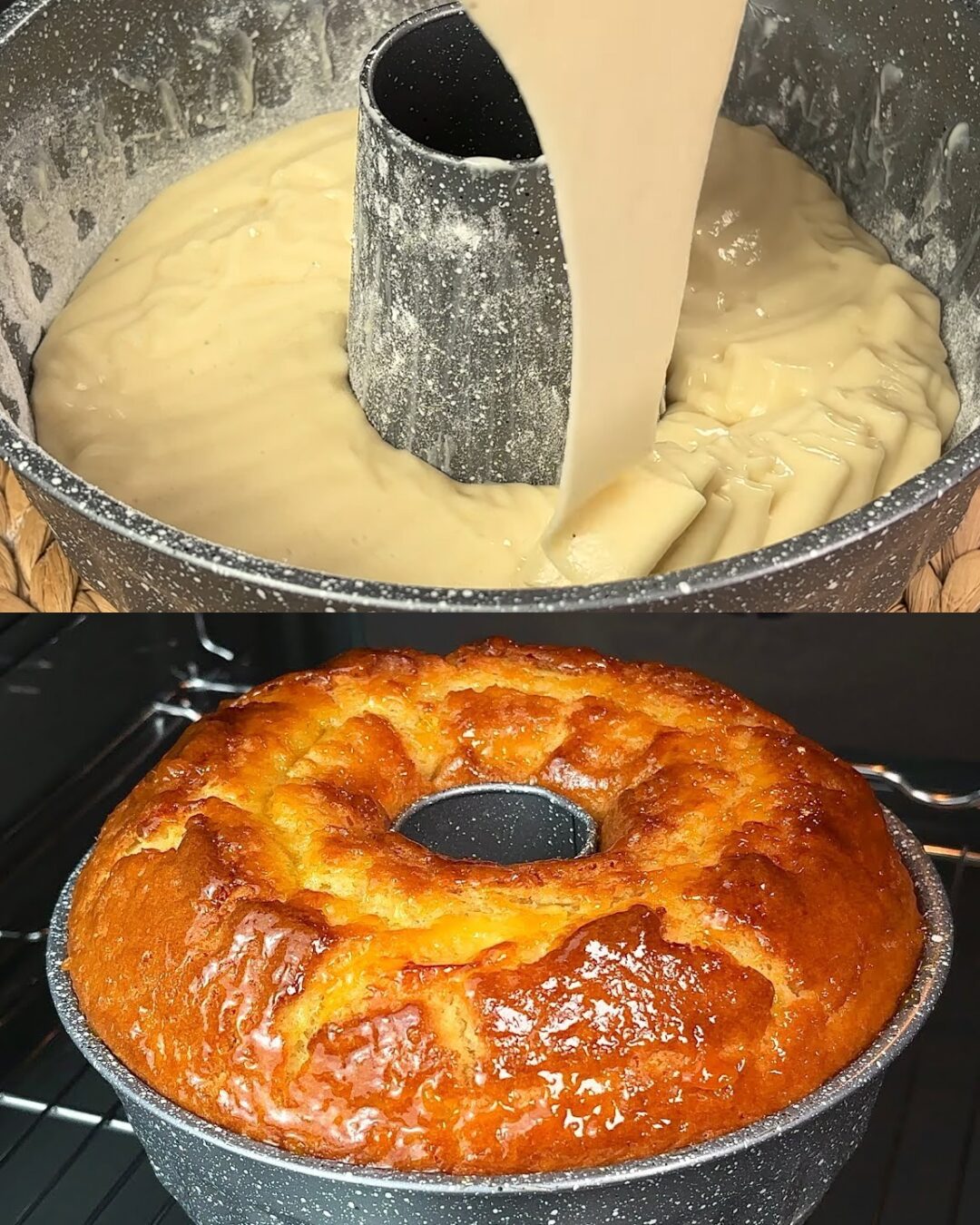 Apple Cherry Jam Cake