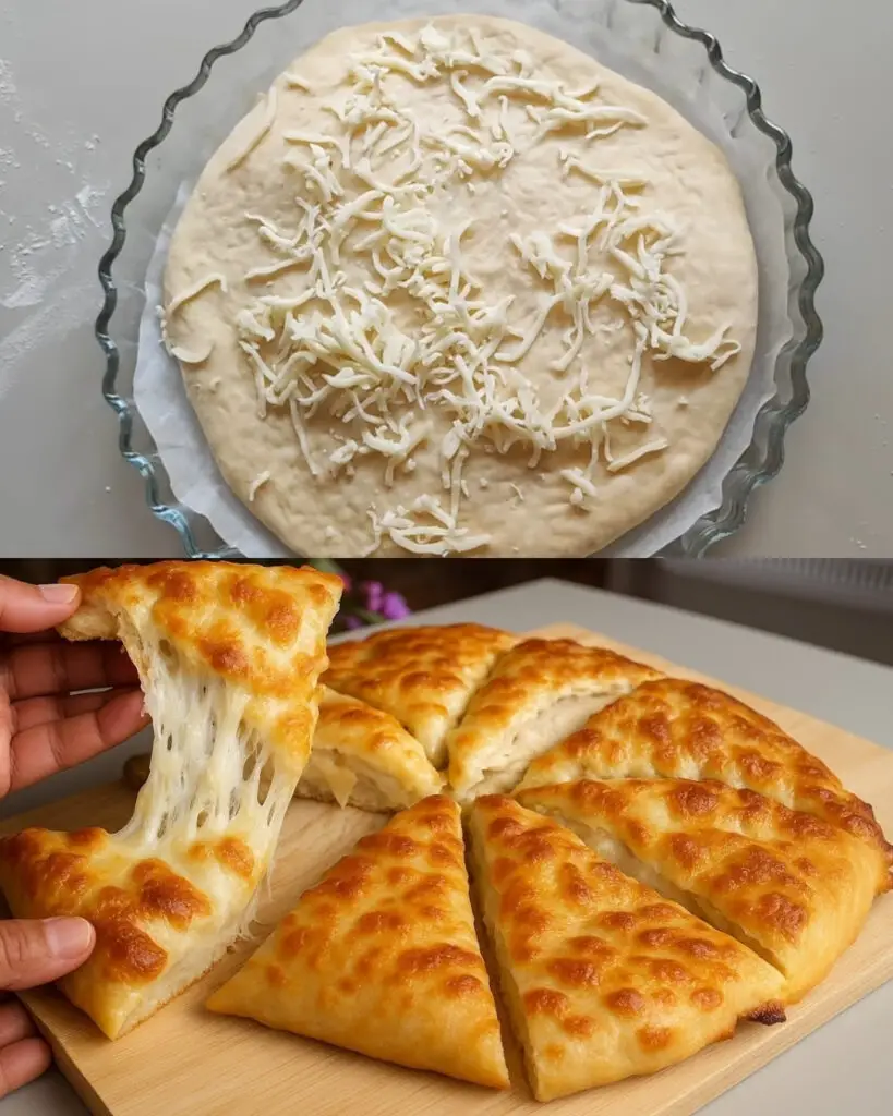 Cheesy Mozzarella-Stuffed Bread