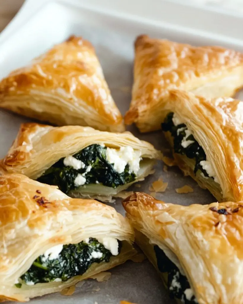 Spinach and Cheese Puff Pastries