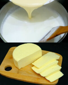 Simple Homemade Cheese with 3 Ingredients