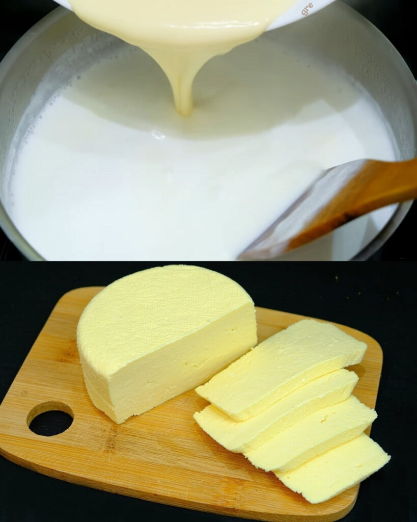 Simple Homemade Cheese with 3 Ingredients