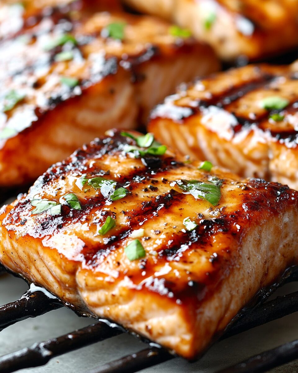 Glazed Grilled Salmon